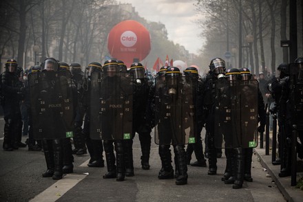 Crs Riot Police Protect Union March Editorial Stock Photo - Stock Image ...