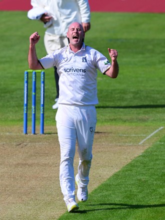 Chris Rushworth Warwickshire Ccc Who Celebrates Editorial Stock Photo ...