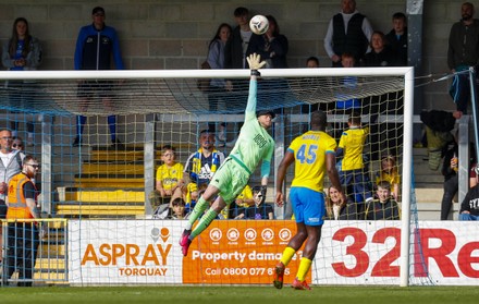 Mark Halstead Goalkeeper Torquay United During Editorial Stock Photo ...