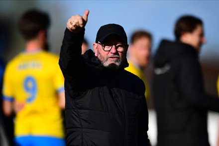 Gary Johnson Manager Torquay United Gestures Editorial Stock Photo ...