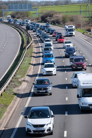 Bristol Uk M5 Motorway Close Junction Editorial Stock Photo - Stock ...