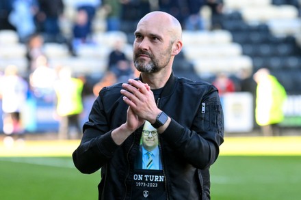 Luke Williams Manager Notts County Celebrates Editorial Stock Photo ...