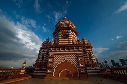 Top View Red Mosque Colombo Sri Editorial Stock Photo - Stock Image ...