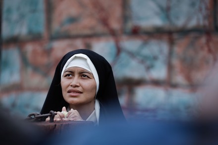 Actress Participates Staging Stations Cross Jesus Editorial Stock Photo ...