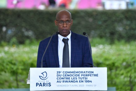 Marcel Kabanda Historian President Ibuka Association Editorial Stock ...
