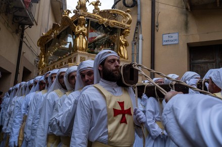 Holy Week Sicily Enna Good Friday Editorial Stock Photo - Stock Image ...