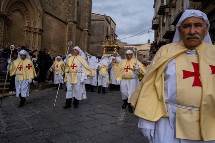 Holy Week Sicily Good Friday Procession Editorial Stock Photo - Stock ...