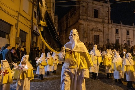 Holy Week Sicily Good Friday Procession Editorial Stock Photo - Stock ...