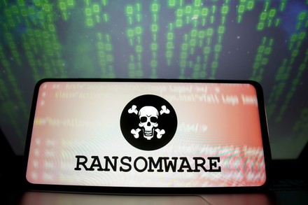 This Photo Illustration Representation Ransomware Displayed Editorial ...