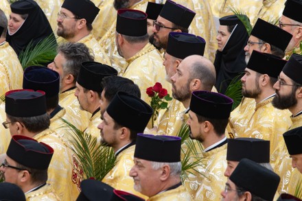 Orthodox Priests Listen Religious Service Held Editorial Stock Photo ...