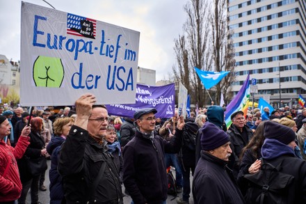 Around 1500 People Demonstrating Peace On Editorial Stock Photo - Stock ...
