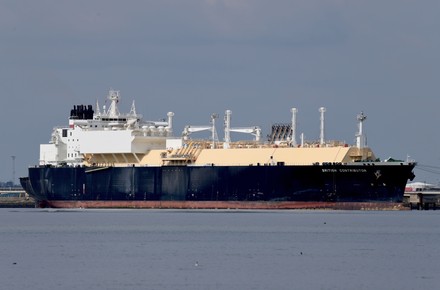 Lng Tanker British Contributor Built 2018 Editorial Stock Photo - Stock ...