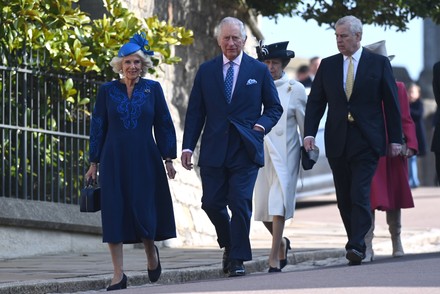 Britains Camilla Queen Consort Departs Easter Editorial Stock Photo ...