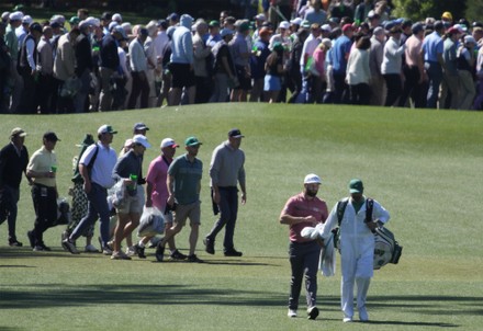 Jon Rahm Caddie Adam Hayes Walk Editorial Stock Photo - Stock Image ...