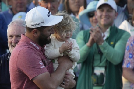 Jon Rahm Celebrates Father Edorta L Editorial Stock Photo - Stock Image ...