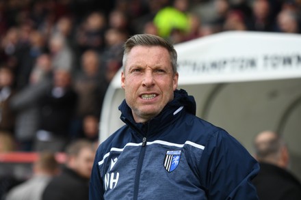Gillingham Manager Neil Harris During Efl Editorial Stock Photo - Stock ...