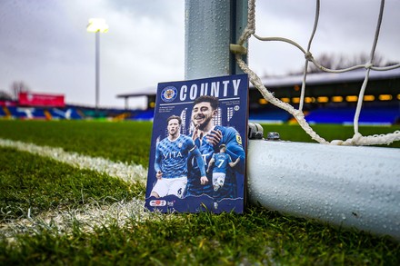 General View Matchday Program Edgeley Park Editorial Stock Photo ...