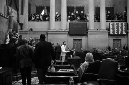 Tennessee State Representative Justin Jones Speaks Editorial Stock ...