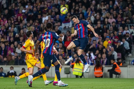 Robert Lewandowski Fc Barcelona Action During Editorial Stock Photo ...