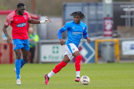 Chesterfield Midfielder Darren Oldaker 26 During Editorial Stock Photo ...