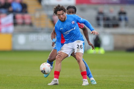 Chesterfield Midfielder Darren Oldaker 26 During Editorial Stock Photo ...