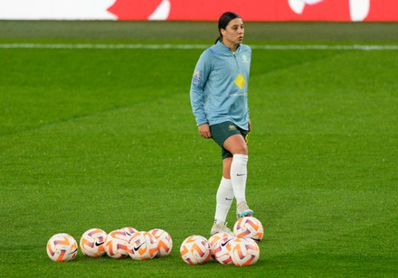 Sam Kerr Australia Women Shooting Practice Editorial Stock Photo ...
