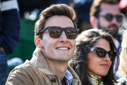 George Russell His Girlfriend Carmen Montero Editorial Stock Photo ...