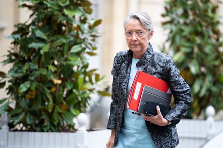Ms Elisabeth Borne Prime Minister Receives Editorial Stock Photo ...