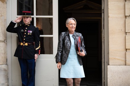 Ms Elisabeth Borne Prime Minister Receives Editorial Stock Photo ...