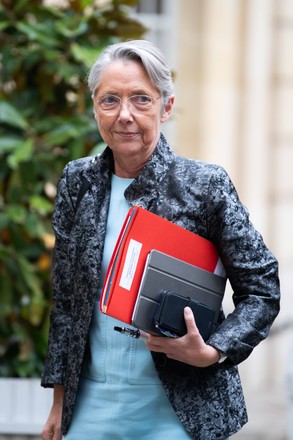 Ms Elisabeth Borne Prime Minister Receives Editorial Stock Photo ...