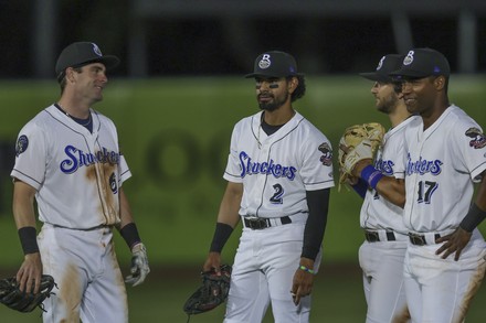 Pensacola Blue Wahoos Catcher Paul Mcintosh Editorial Stock Photo ...