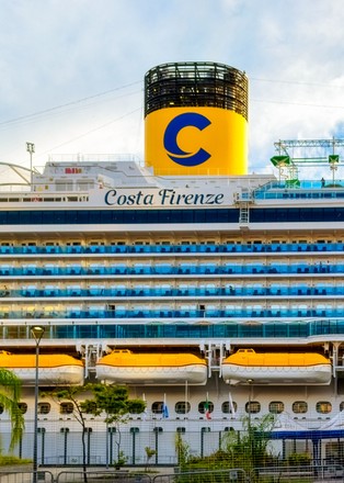 Logo Sign Costa Firenze Cruise Ship Editorial Stock Photo - Stock Image ...