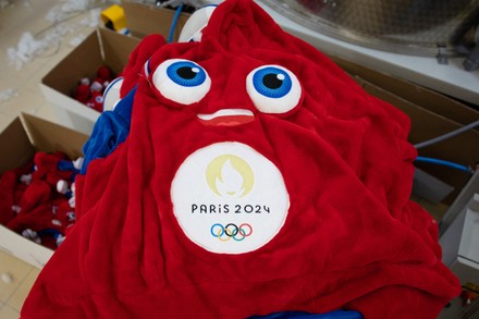 Paris 2024 Olympics Mascots Production Line Editorial Stock Photo ...