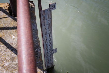 Ancient Pontoon Mooring Boats Now Disuse Editorial Stock Photo - Stock ...