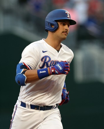 Texas Rangers First Baseman Nathaniel Lowe Editorial Stock Photo ...
