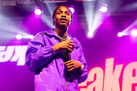 American Rapper Lil Tjay Concert Fabrique Editorial Stock Photo - Stock ...