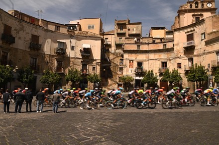 Enna Italy Sport Cycling Giro Di Editorial Stock Photo - Stock Image ...