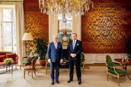Htb King Willemalexander During Audience President Editorial Stock ...