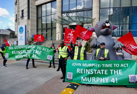 Reinstate Murphy 4 Protest Outside Thames Editorial Stock Photo - Stock ...
