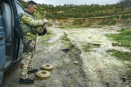 Member Explosives Service Kyiv Region Two Editorial Stock Photo - Stock ...