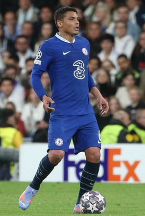 Thiago Silva Fc Chelsea During Uefa Editorial Stock Photo - Stock Image ...