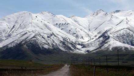 General View Kyrgyz Spring Range Alatoo Editorial Stock Photo - Stock ...