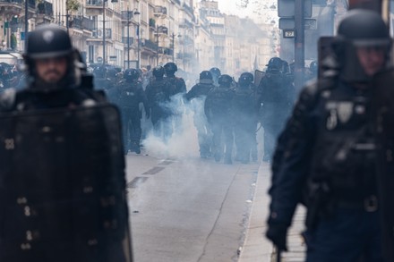 Riot Police Form Security Cordon Members Editorial Stock Photo - Stock ...