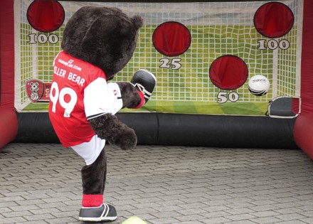 Rotherham United Mascot Miller Bear Editorial Stock Photo - Stock Image ...