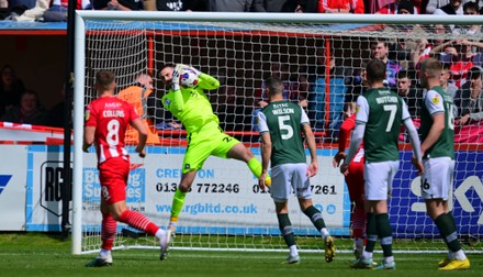Callum Burton Goalkeeper Plymouth Argyle Saves Editorial Stock Photo ...