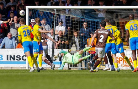 Mark Halstead Goalkeeper Torquay United Makes Editorial Stock Photo ...
