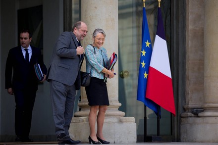 Elisabeth Borne French Prime Minister Dupondmoretti Editorial Stock ...