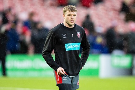 Ollie Thorley Gloucester Rugby During Pre Editorial Stock Photo - Stock ...