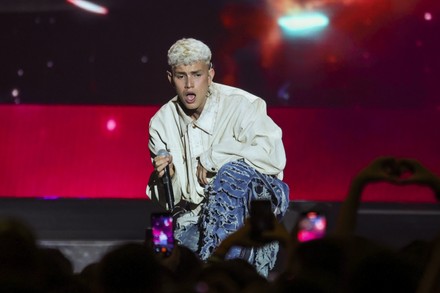 Spanish Singer Marc Segui Performs On Editorial Stock Photo - Stock ...