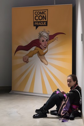 Attendee Dressed Costume During Comiccon Festival Editorial Stock Photo ...